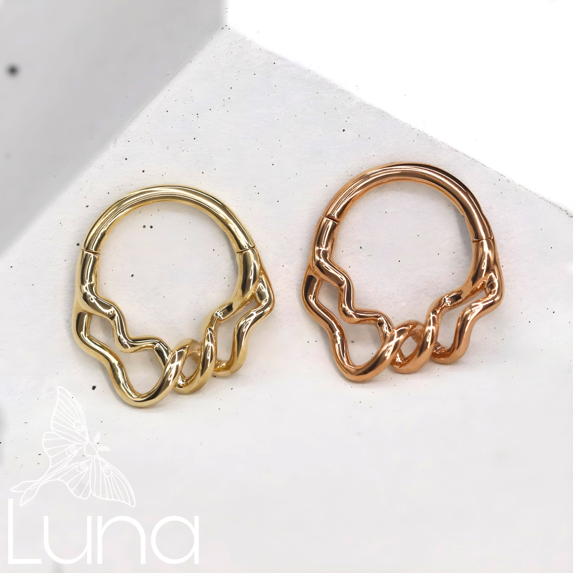 Pupil Hall | Entanglement Clicker Ring | Luna Piercing & Fine Jewelry